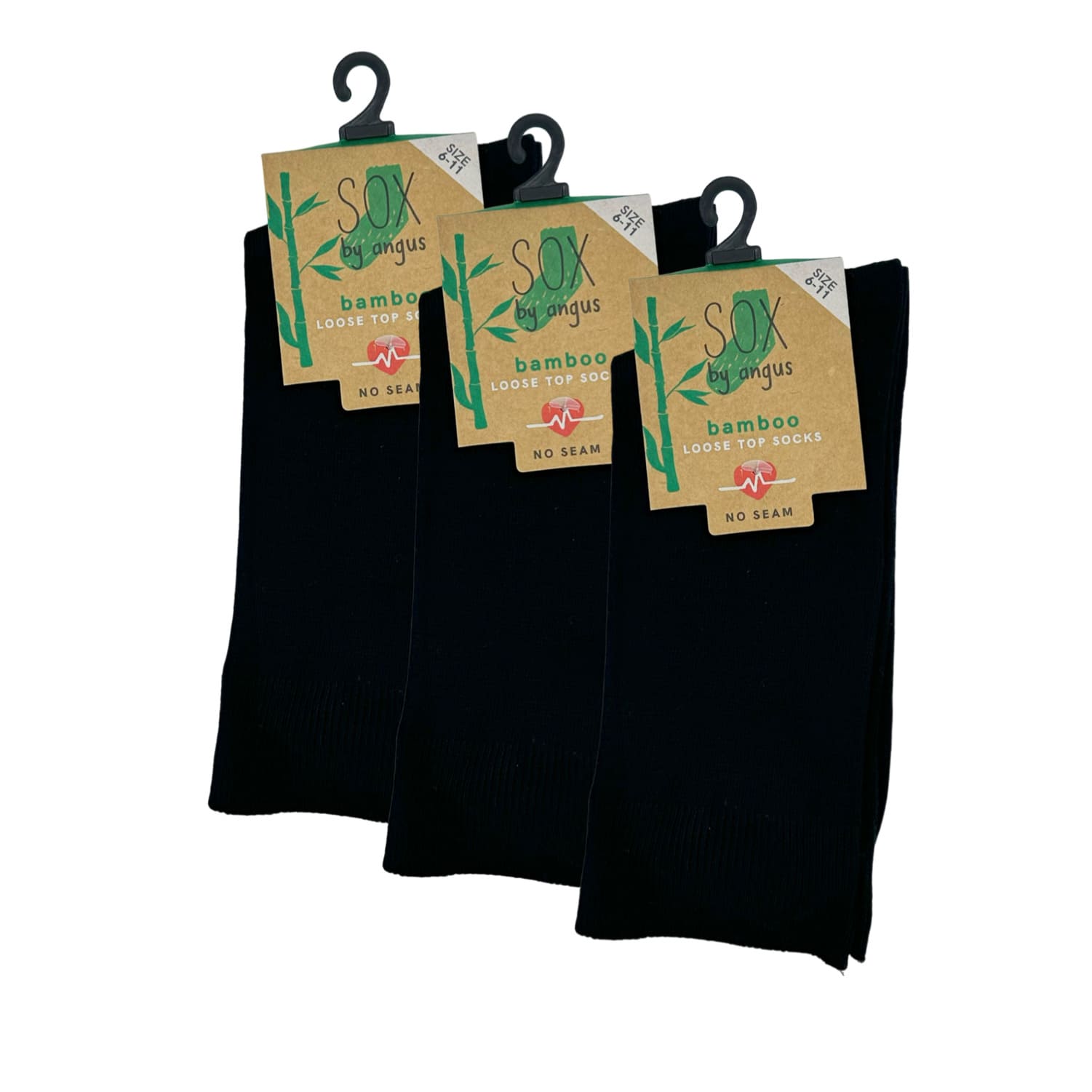 Buy Bamboo Plain Loose Top Socks No Seam Black Wholesale Bamboo Plain Loose Top Socks No