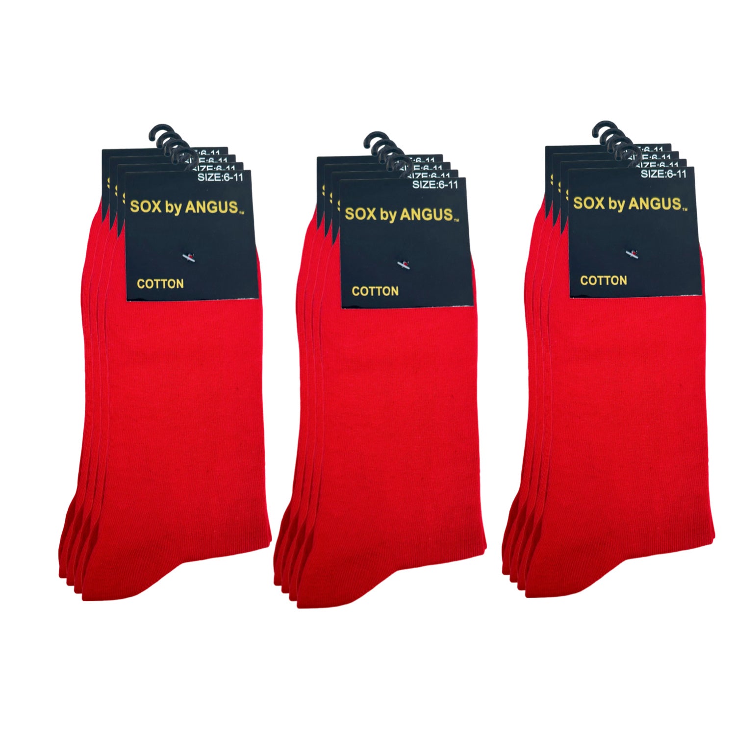 Buy Cotton Plain Business Socks - Red | Wholesale Cotton Plain Business ...