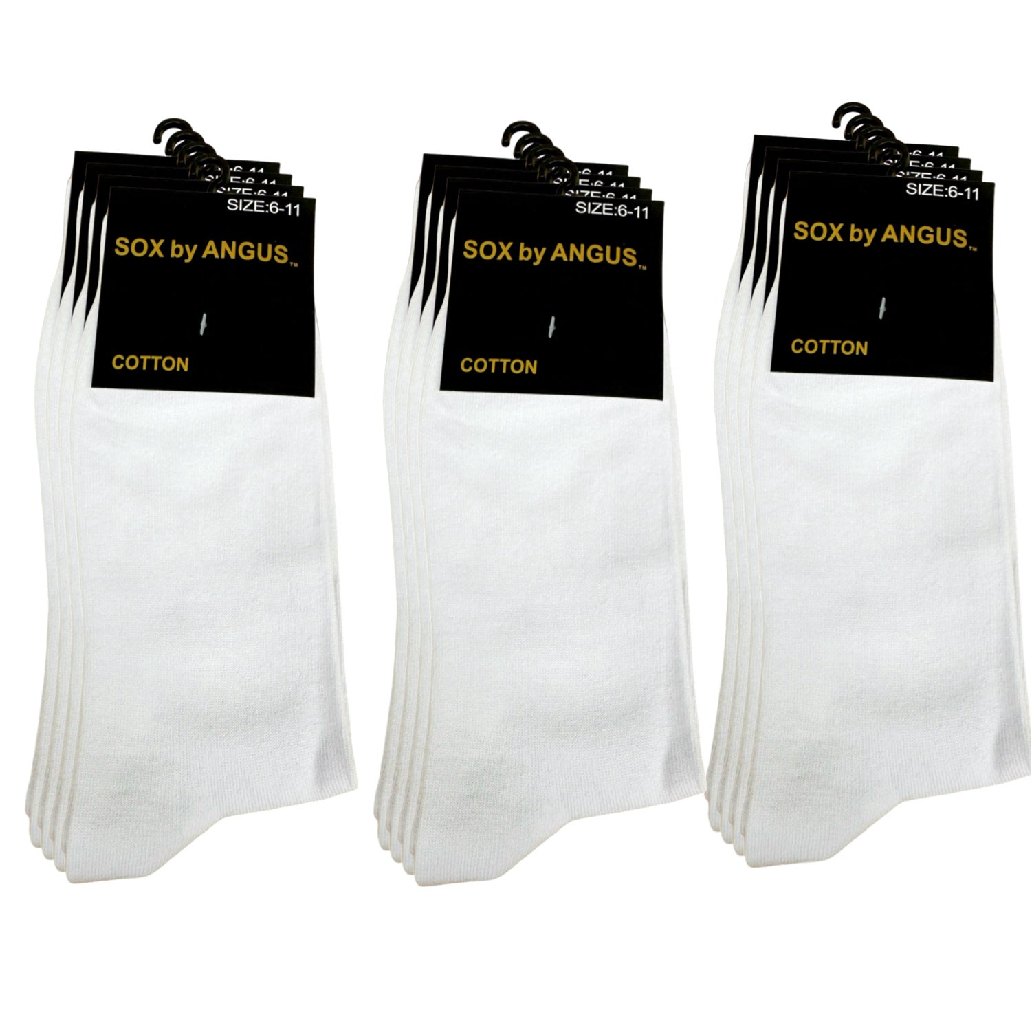 Buy Cotton Plain Business Socks - White | Wholesale Cotton Plain ...