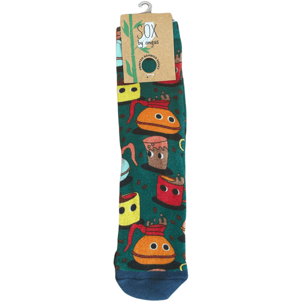 Buy COFFEE BUZZ SOCKS-Digital Printed Bamboo Novelty Socks | Wholesale ...